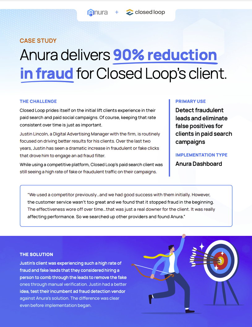 Improve Campaign Performance With Ad Fraud Protection | Anura | Anura